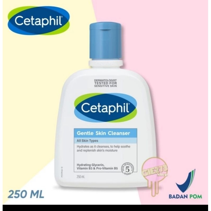 Jual Cetaphil Gentle Skin Cleanser 250ml Sabun Cuci Muka Sensitif sabun ...