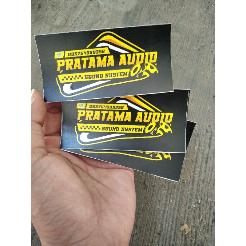 Jual stiker audio custom | Shopee Indonesia