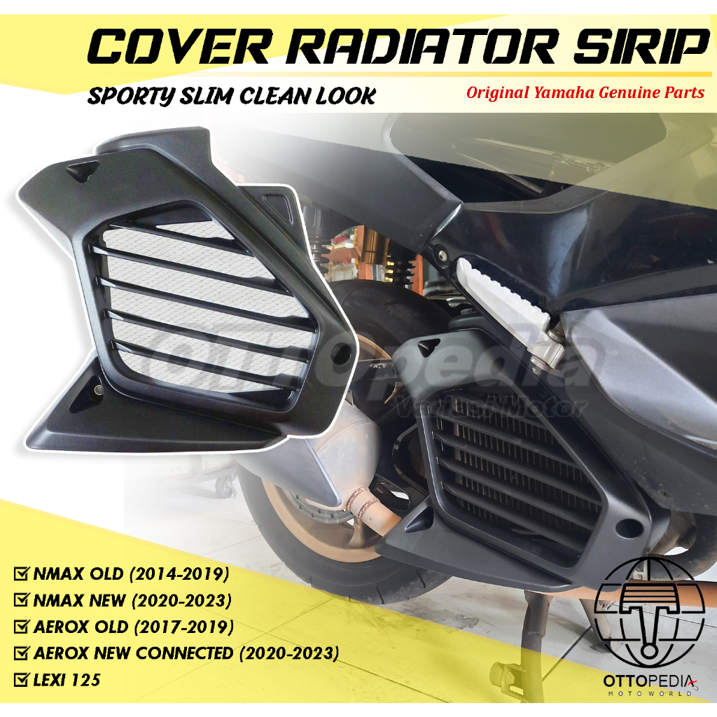 Jual Cover Tutup Radiator Sirip Yamaha NMAX Old/ Nmax New Aerox Lexi ...