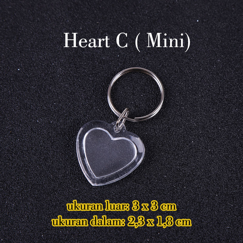 Jual 1 pcs Gantungan Kunci Akrilik Insert Paper Photo Keychain | Shopee ...