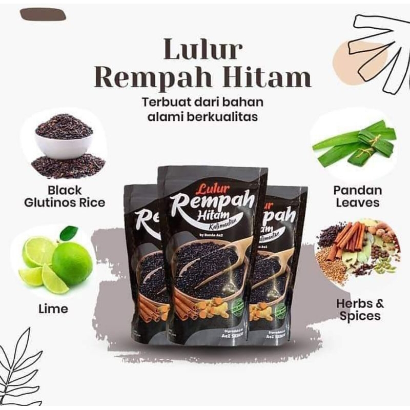 Jual lulur rempah hitam Kalimantan ampuh mencerahkan | Shopee Indonesia