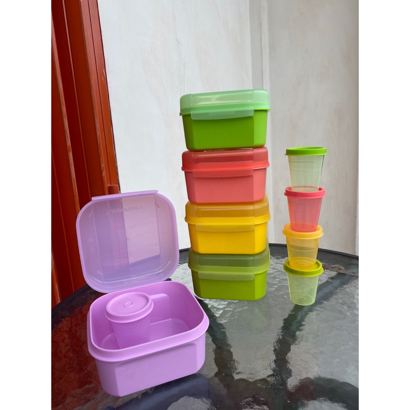 Jual kotak snack tupperware (signature) | Shopee Indonesia