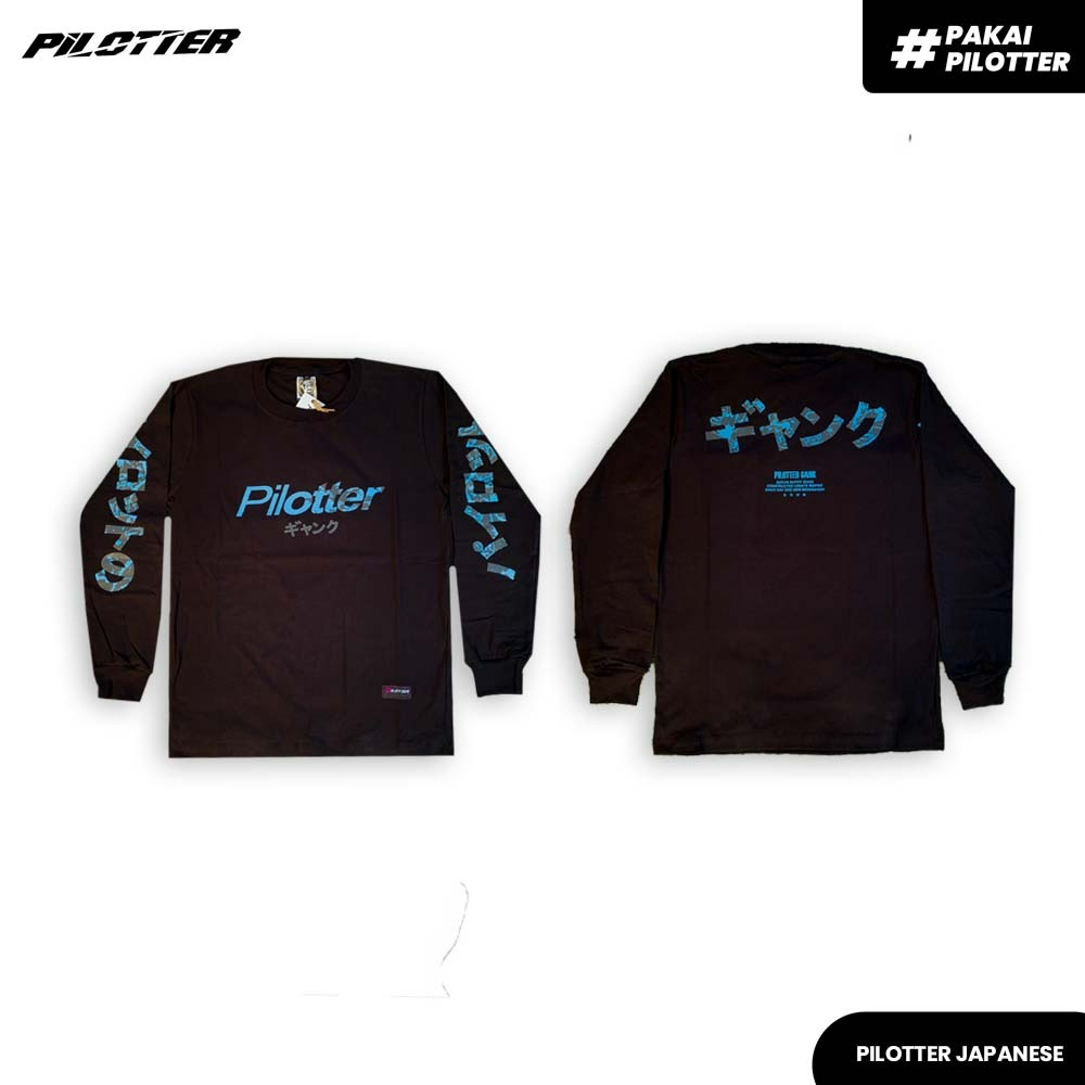 Jual KAOS PILOTTER JAPANESE ORIGINAL FREE STIKER LENGAN PANJANG ...