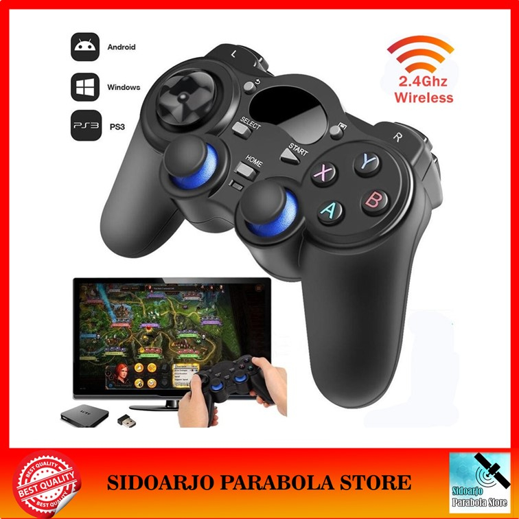 Jual Gamepad Stick Controller Wireless 2.4Ghz Joystick Android PC ...