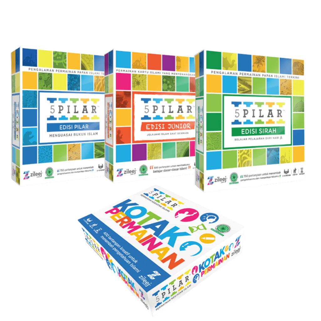 Jual [1 SET] 5 Pilar Board Game Edisi: Rukun Islam, Jelajah Islam ...
