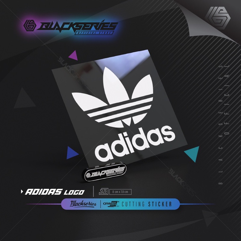 Jual Stiker Adidas | Cutting Sticker Adidas | Shopee Indonesia