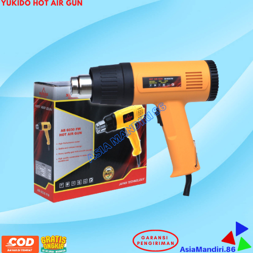 Jual Hot Gun / Hot Air Gun / Heat Gun Hijau / Pemanas Skotlet / Heat Gun Air Mesin Pemanas ...