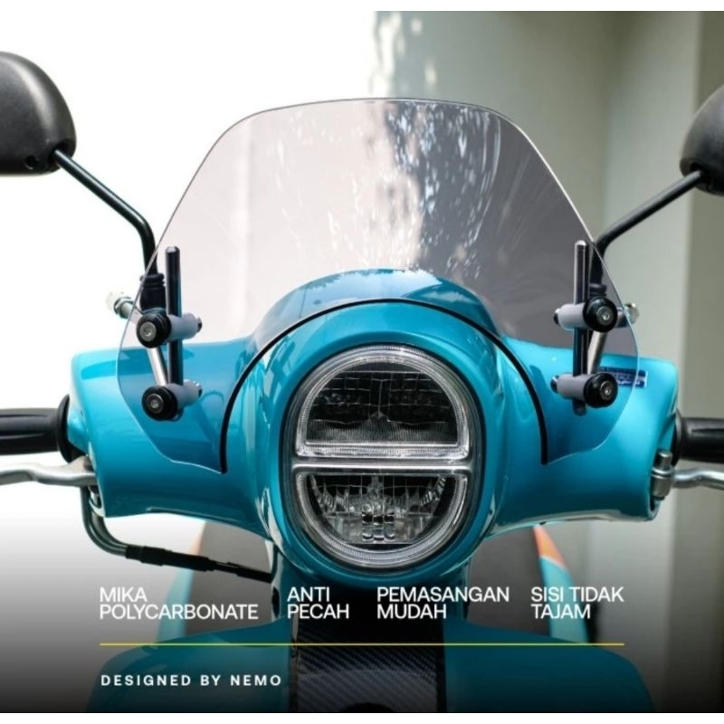 Jual Windshield Mini Yamaha Fazzio Nemo | Shopee Indonesia