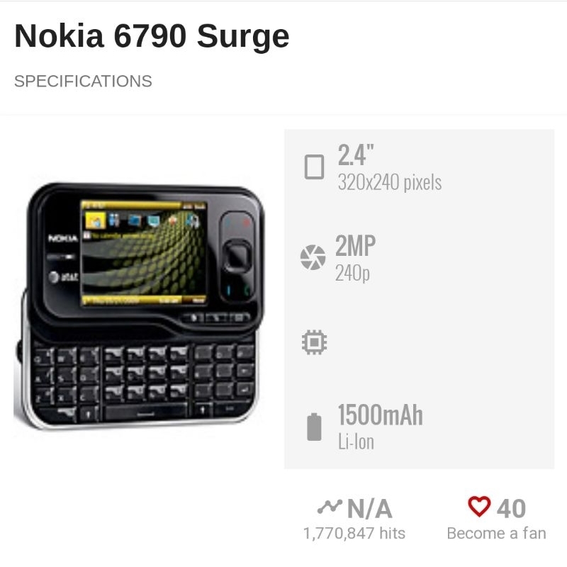 Jual NOKIA 6790 SURGE HP JADUL LANGKA DAN UNIK 100% ORIGINAL | Shopee ...