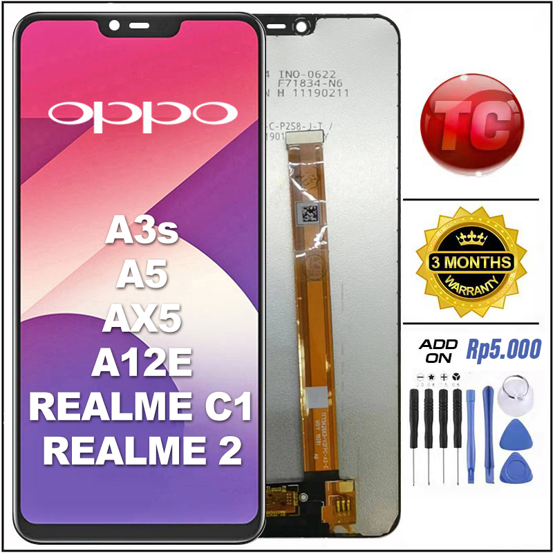 Jual Lcd Oppo A3s Oppo A5 Ax5 A12e Realme C1 Realme 2 Original