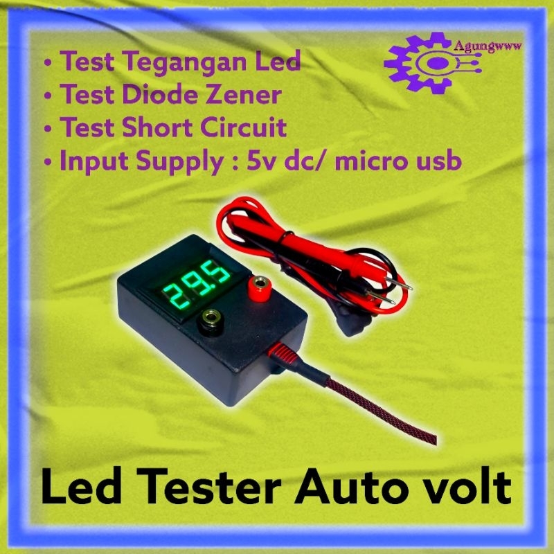 Jual Led tester auto volt alat tes led,backlight dan diode zen | Shopee ...
