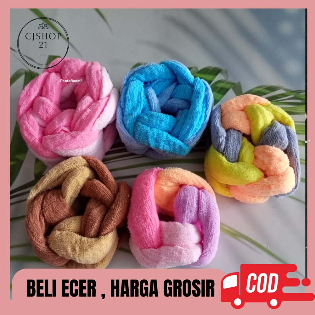 Jual Kuncir Rambut Lilit / Cepol Hijab / Kuncir Rambut Korea / Kuncir ...