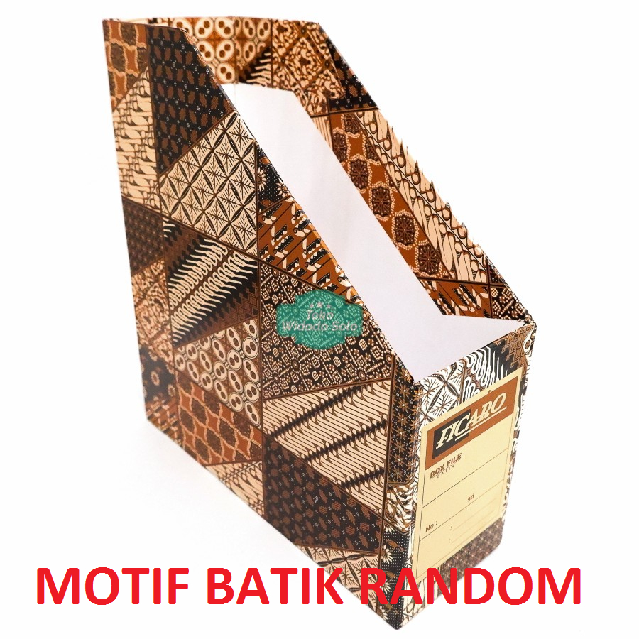 Jual 1 BUAH Box File Batik Ficaro Folio Kardus (Magazine File) 28x25 ...