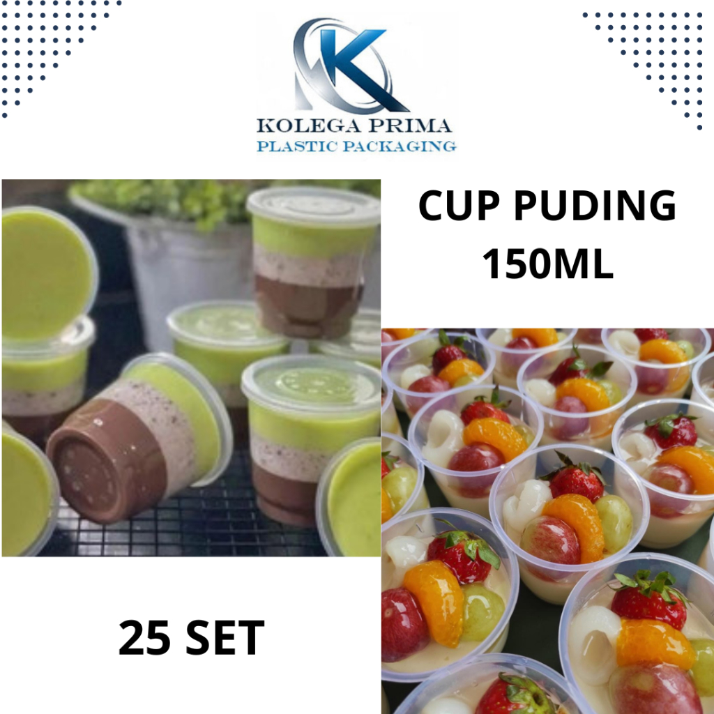 Jual CUP PUDING 150ML/ THINWALL 150ML/ CUP RUJAK 7 BULANAN/ OTG 150 ...