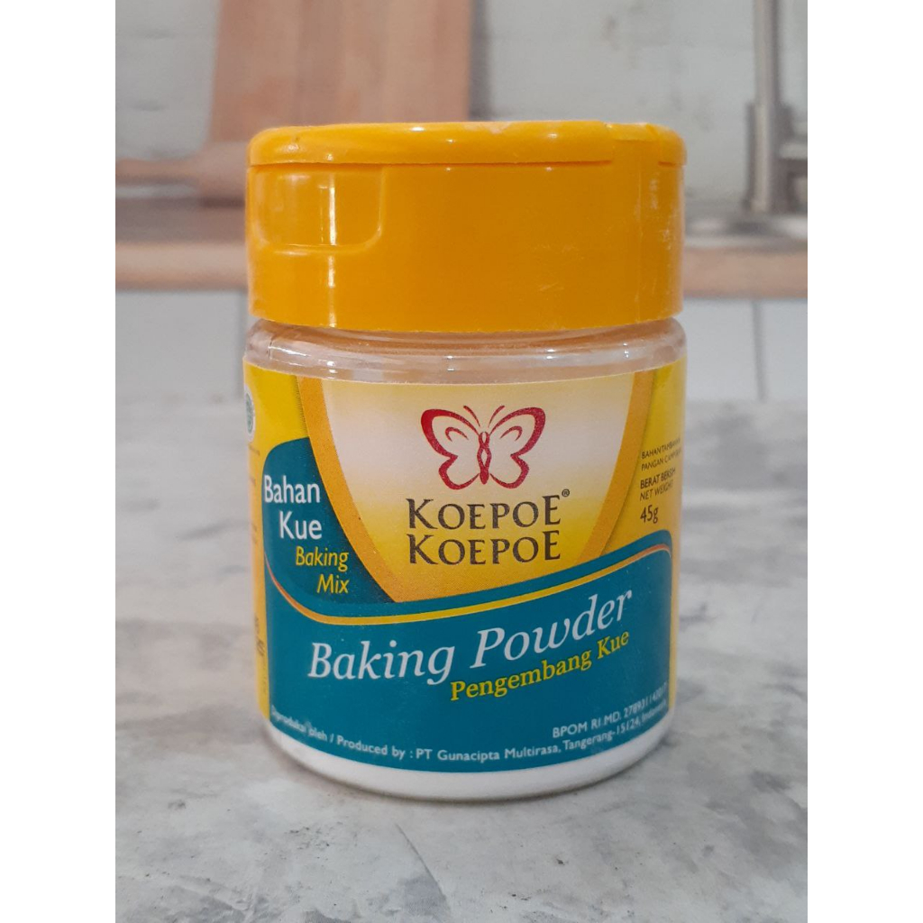 Jual Baking Powder Pengembang Kue Koepoe Koepoe 45g | Shopee Indonesia