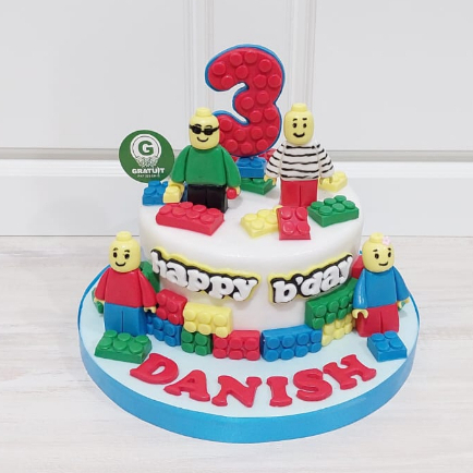 Jual KUE ULANG TAHUN LEGO UKURAN 15CM | Shopee Indonesia