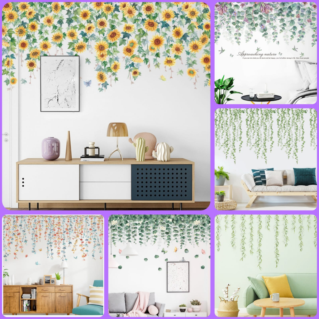 Jual LUCKY CAT - WALLSTICKER TWIGS | STIKER SALUR DAUN | STIKER DINDING ...
