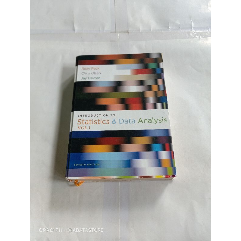 Jual BUKU INTRODUCTION TO STATISTIC & DATA ANALYSIS VOL 1 ROXY PECK ...