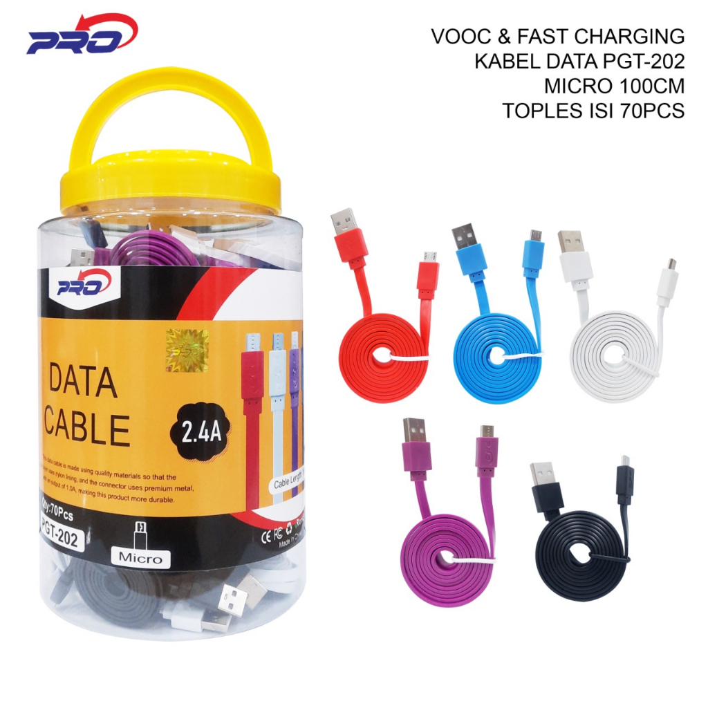 Jual MAJU AKSESORIS - KABEL DATA / KABEL CHARGER PRO PGT - 202 FAST ...