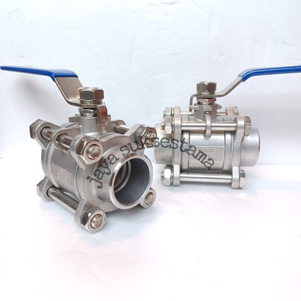 Jual Ball Valve 3pc Buttweld 4" inch Stainless SS 316 Butt Weld SS316 | Shopee Indonesia