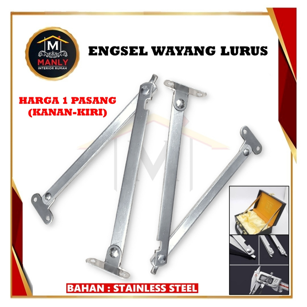 Jual Engsel Sikutan Wayang Salon Engsel Lurus Salon Stainless Engsel ...