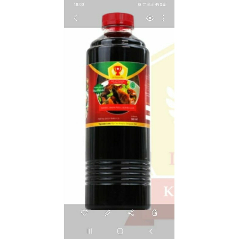 Jual 1 botol Kecap Inti Juara 500 ml | Shopee Indonesia
