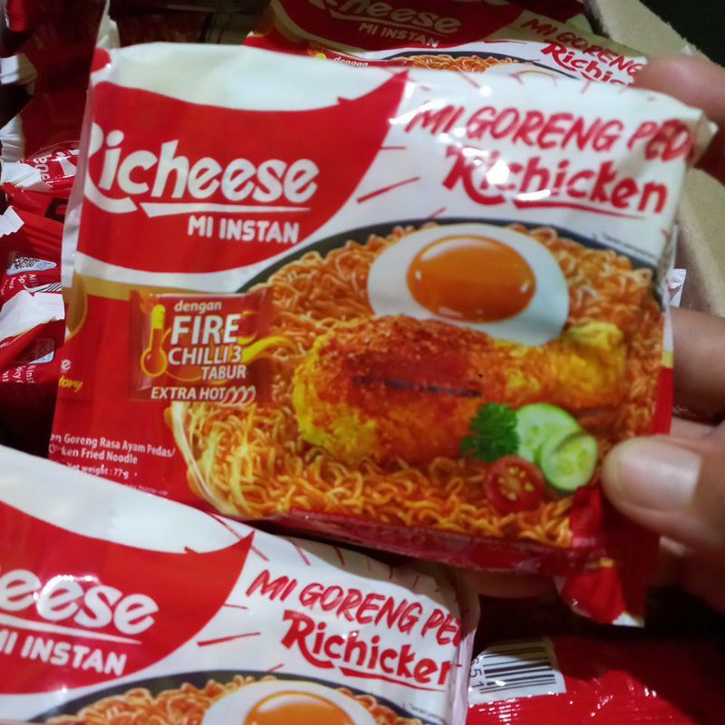 Jual RICHEESE MI GORENG Lv.3 PEDAS LIMITED EDITION | Shopee Indonesia