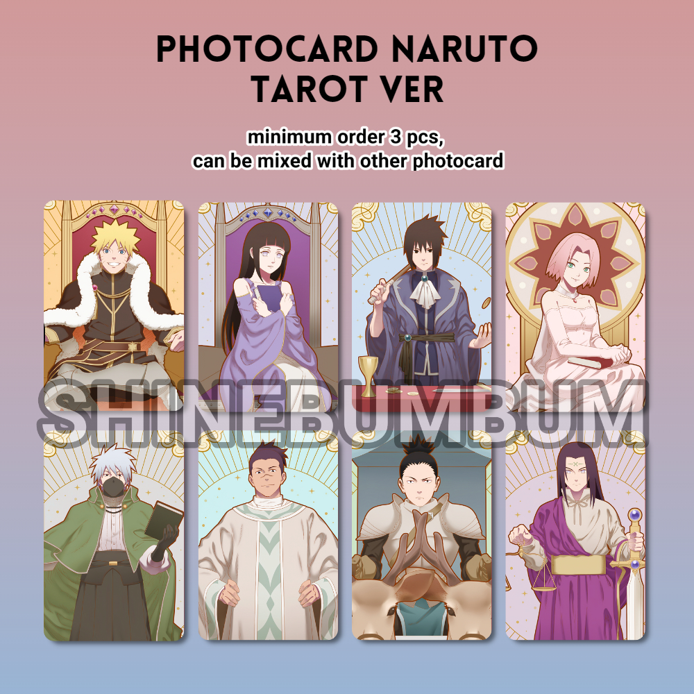 Jual Photocard Anime Naruto (Tarot ver) 2 sisi | Shopee Indonesia