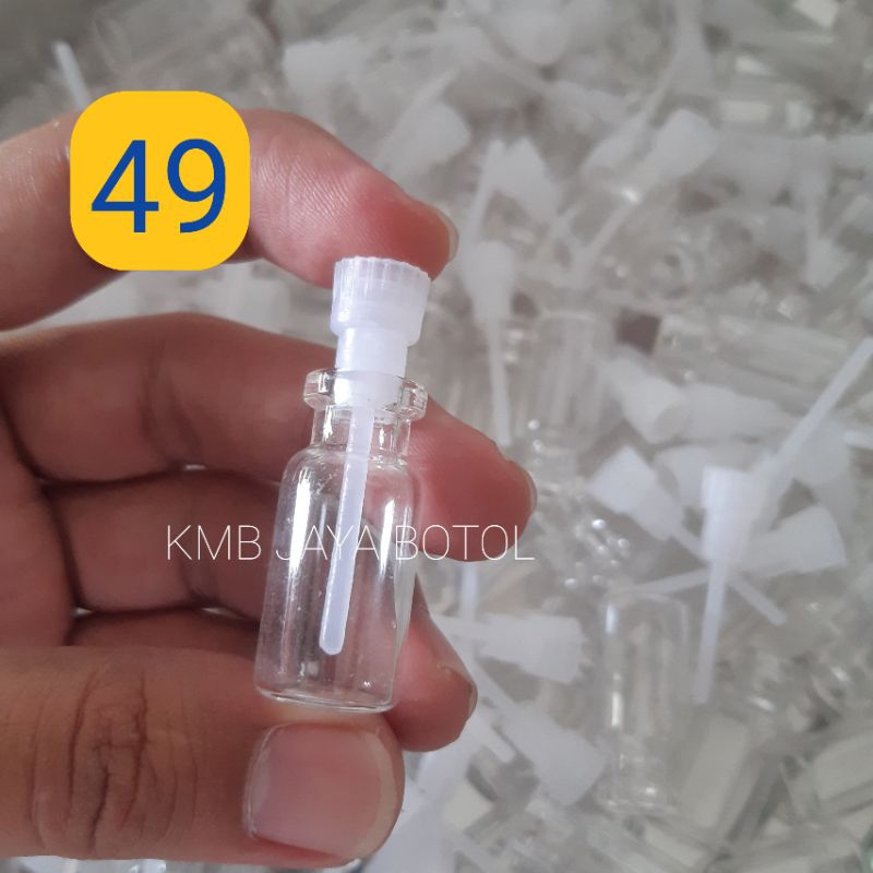 Jual BOTOL TESTER PARFUM 2.5 ML ISI 50 PCS, BOTOL VIAL, BOTOL PENISILIN ...