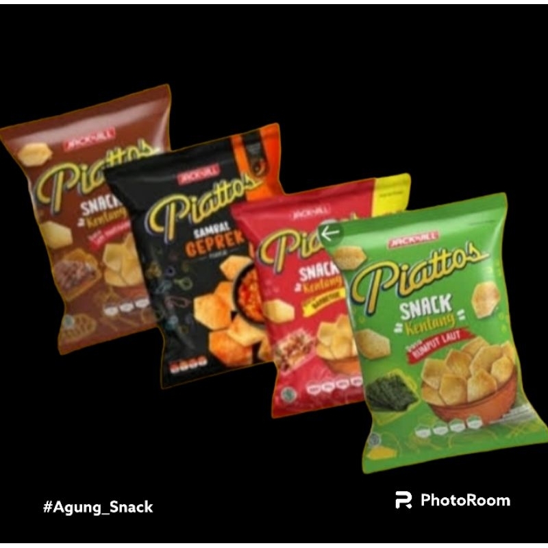 Jual Piattos Snack Kentang | Varian Rasa | 1 Renceng Isi 10 Bungkus ...