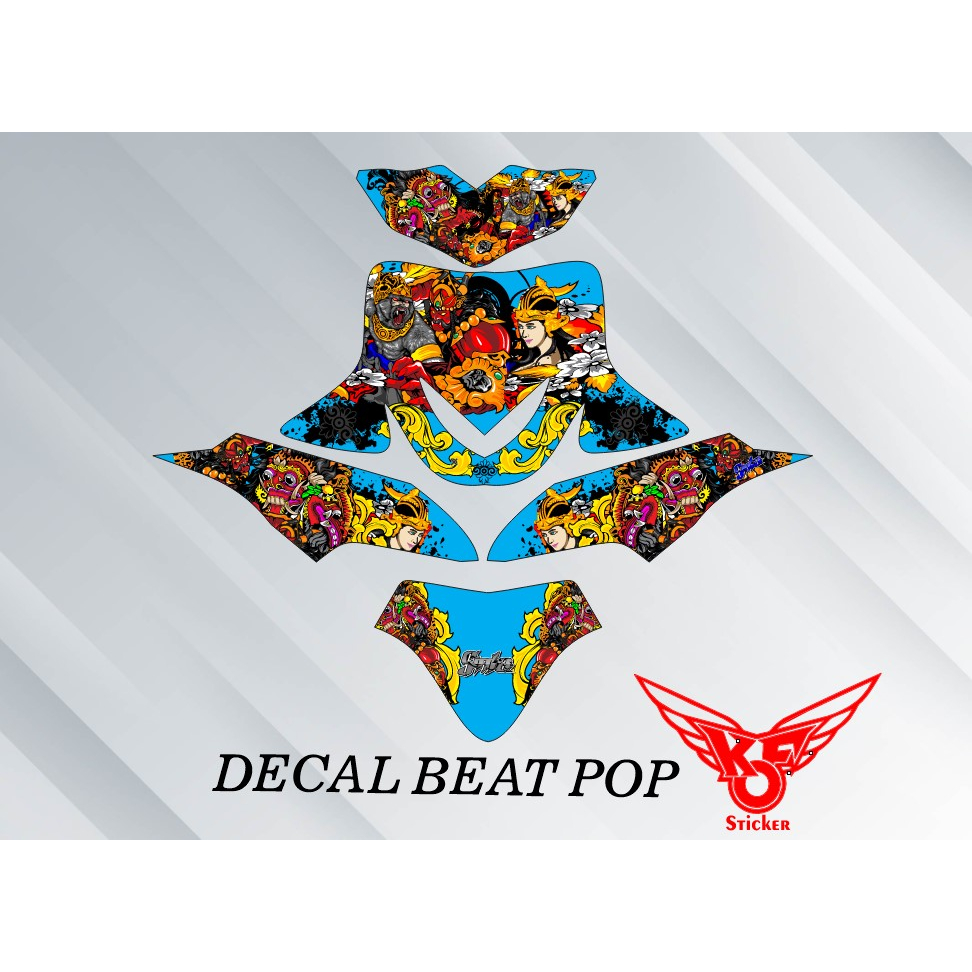 Jual DECAL STIKER / STICKER HONDA BEAT POP WAYANG | Shopee Indonesia