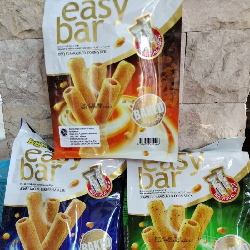 Jual BIKA EASY BAR CHESSE FLAVOURED CORN STICK ( 12 PCS X 9 GR) HALAL ...