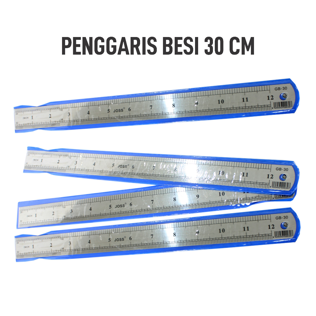 Jual Penggaris Besi 30 Cm Bahan Stainless Steel (harga satuan) | Shopee Indonesia