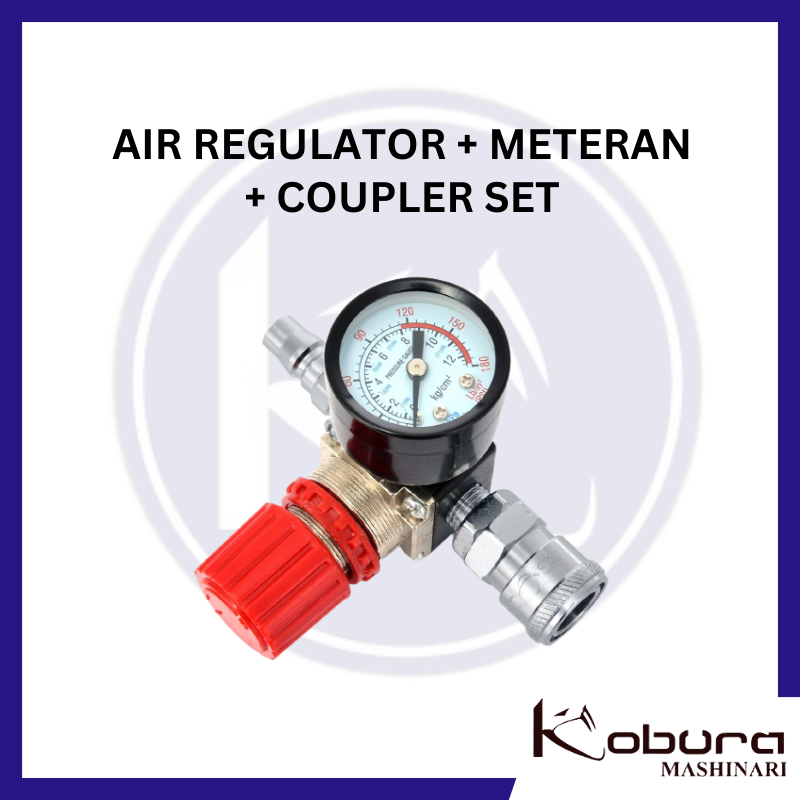 Jual Regulator Spray Gun Setelan Pengatur Kompresor Angin Lengkap ...