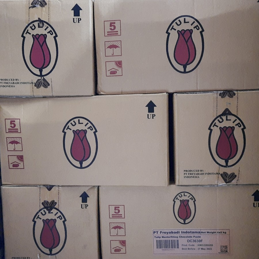 Jual Tulip filling coklat 4X5kg/crt | Shopee Indonesia
