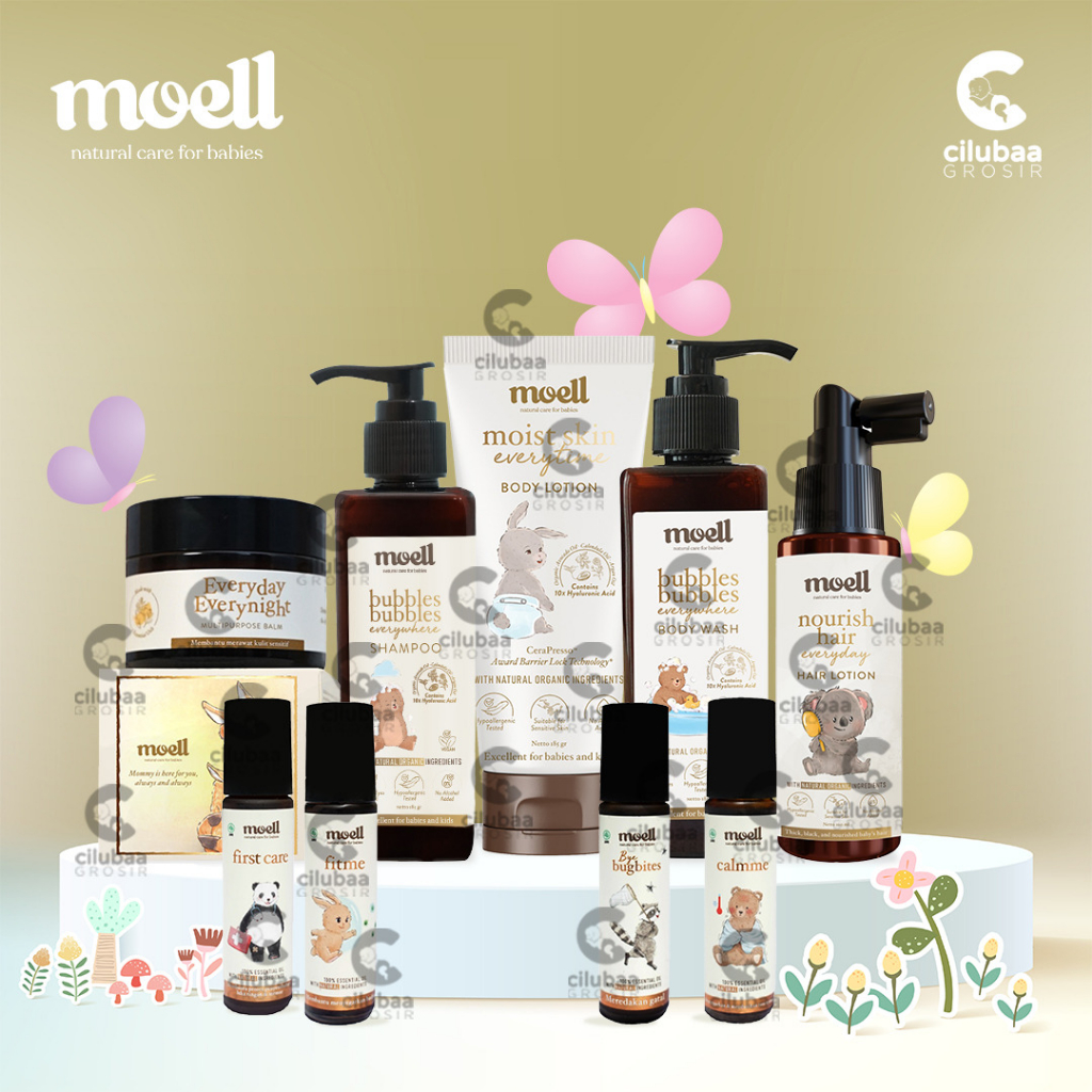 Jual MOELL Bubbles Bubbles Everywhere Shampoo || Body Wash || Moist ...