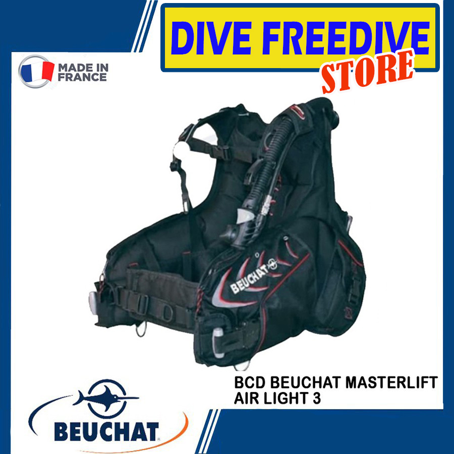 Jual BCD Beuchat Diving Masterlift X-Air Light 3 BC Scuba Diving Back ...