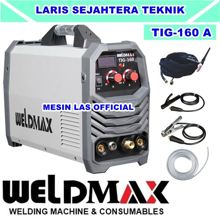 Jual Mesin Las TIG 160 Weldmax Trafo Las Argon TIG 160 A | Shopee Indonesia