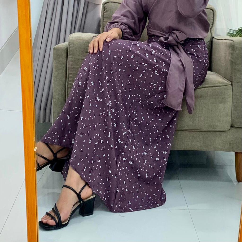 Jual ROK MOTIF BUNGA / ROK DAILY KOREAN STYLE / LILY FLORAL VINTAGE ...