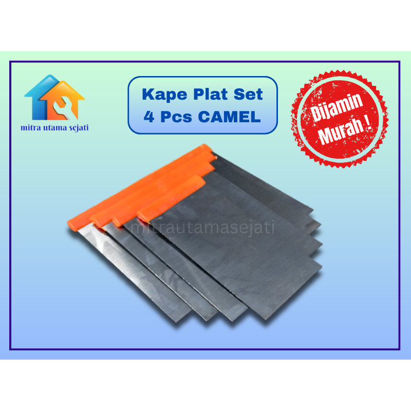 Jual Kape Set / Kape Plat Scraper Set 4 Pcs CAMEL | Shopee Indonesia