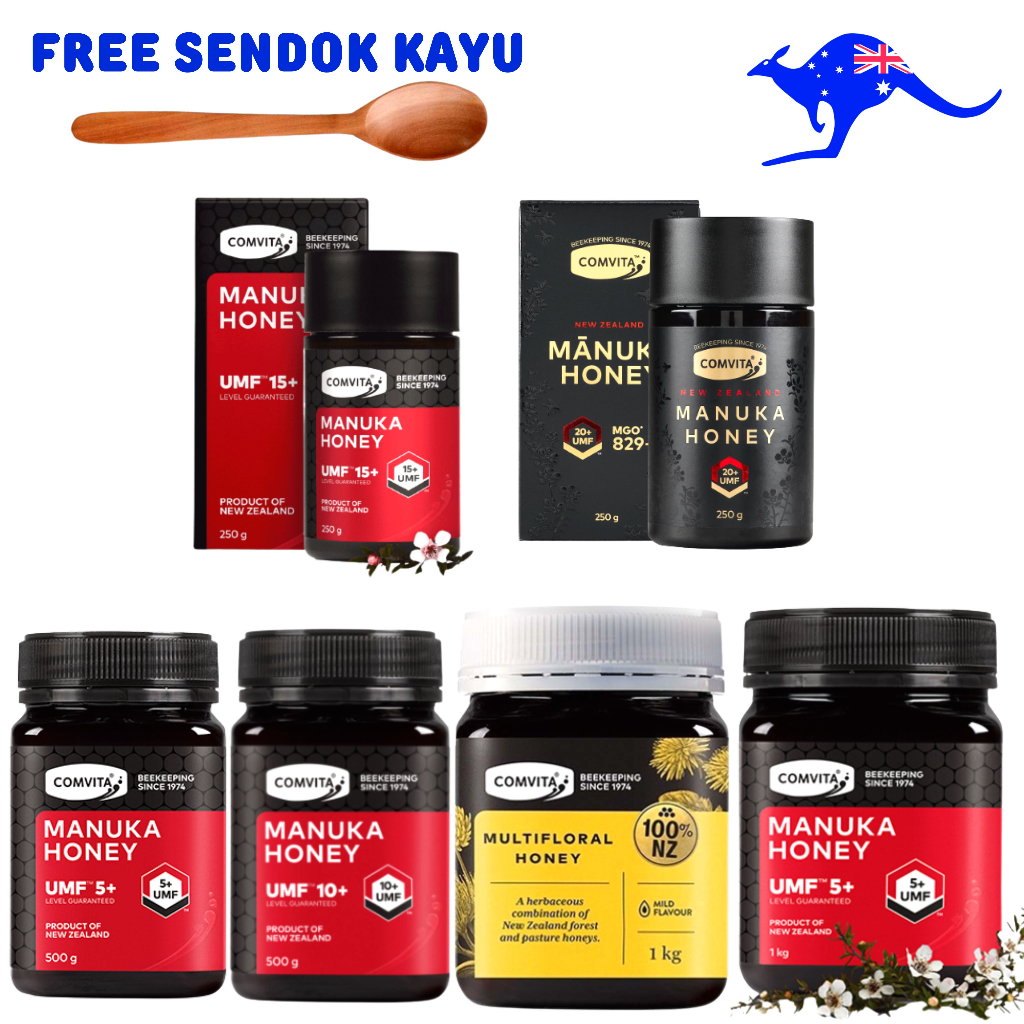 Jual COMVITA MANUKA HONEY UMF 5 10 15 20 25 500g 5+ 10+ 15+ 20+ 25+ 250g 250gr 500g 500gr 250 ...