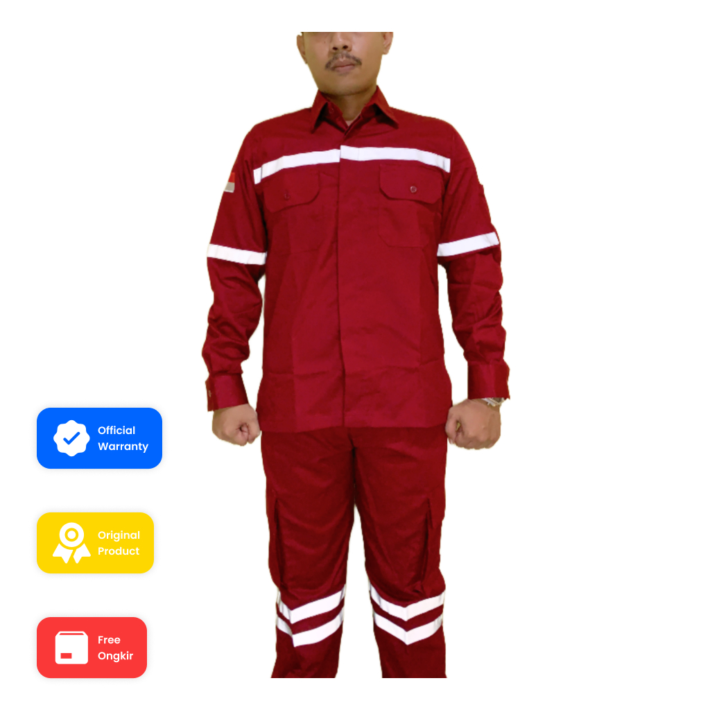 Jual Baju Kerja Safety Lengan Panjang Seragam Wearpack Lapangan Werpak ...