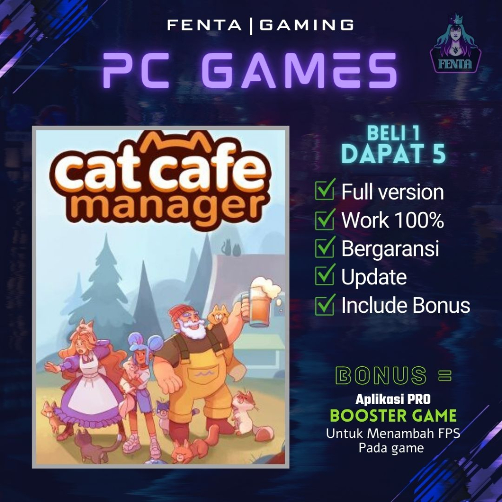 Jual CAT CAFE MANAGER - GAME PC - GAME LAPTOP | Shopee Indonesia