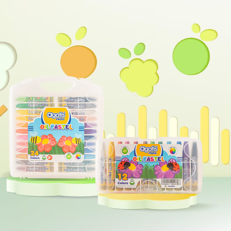 Jual Asaba Stationery - Agatis Prime Krayon Oil Pastel Hexagonal ...