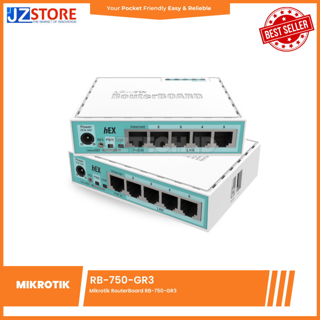 Jual Mikrotik Routerboard Rb 750 Gr3 Shopee Indonesia