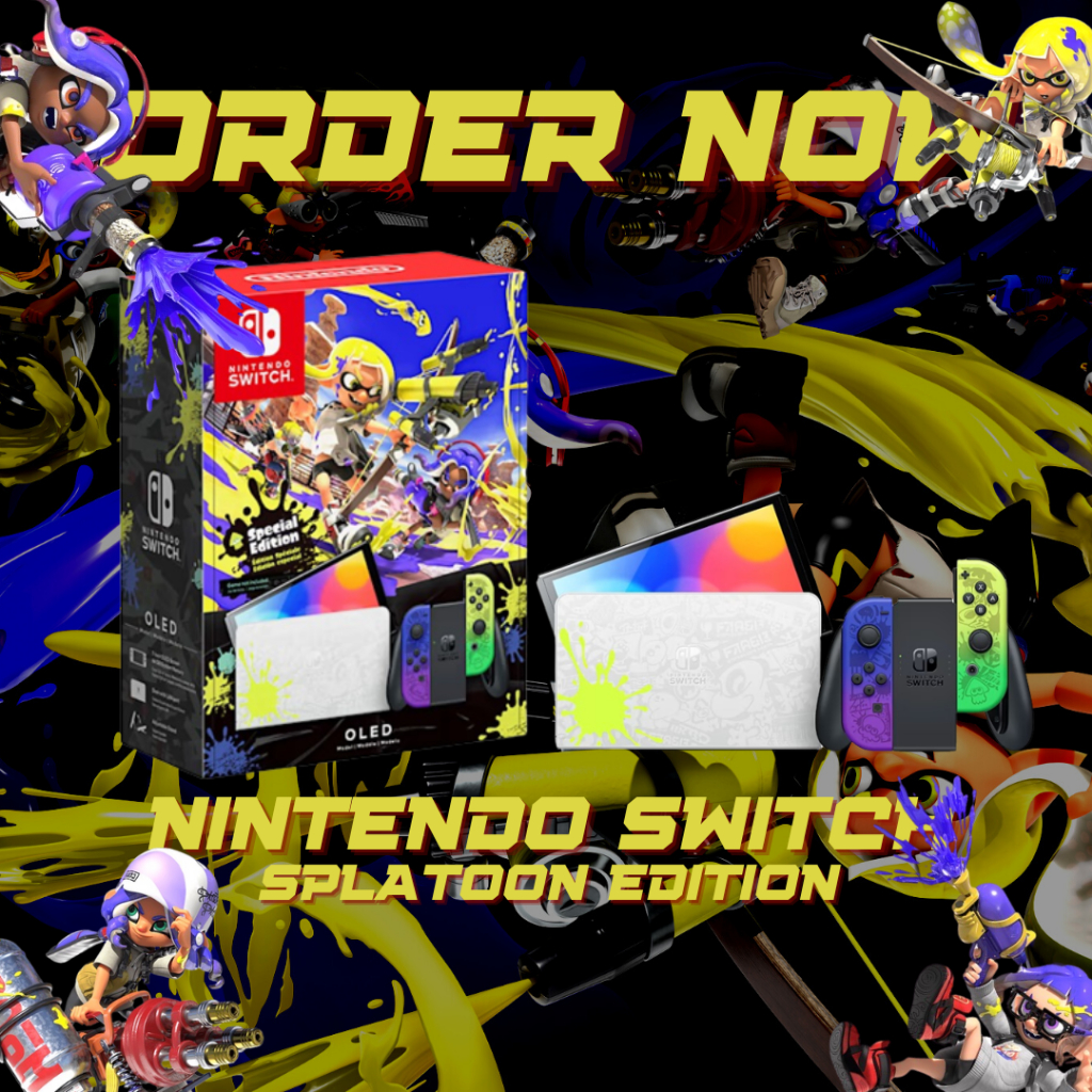 Jual Nintendo Switch Oled - Splatoon Edition | Shopee Indonesia