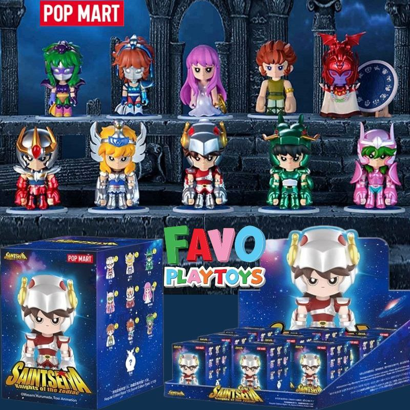 Jual POP MART Saint Seiya Knights Of The Zodiac Series Blind Box Figure ...