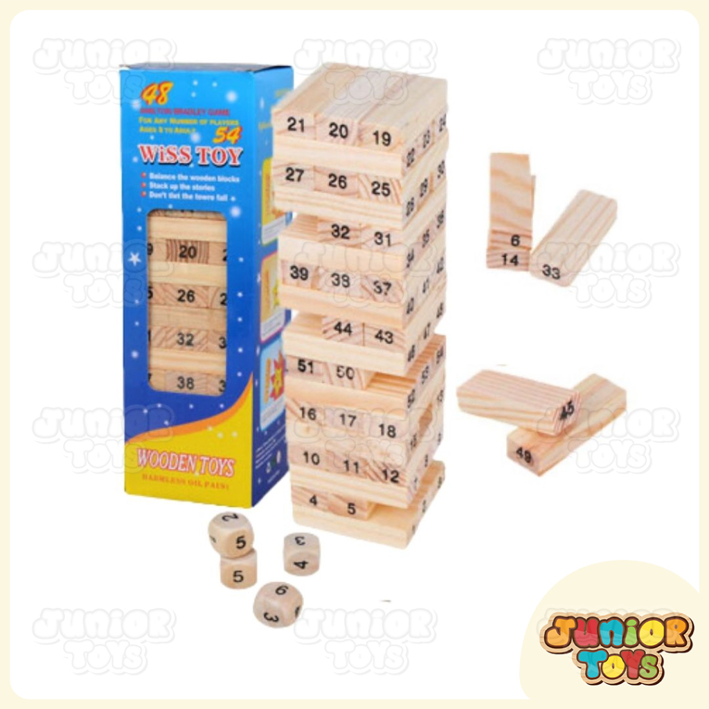 Jual Mainan Anak Tower Stacko Menara Balok Susun Permainan Seru ...