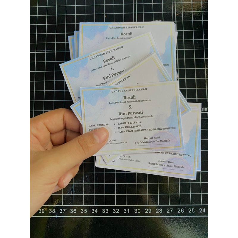 Jual Undangan pernikahan | undangan tempel sabun | Shopee Indonesia