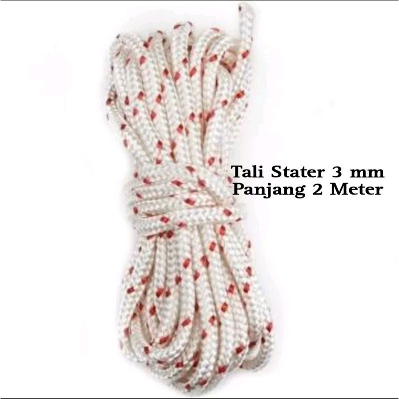 Jual Tali Stater Potong Rumput 2 Meter Tali Tarikan Stater 3mm | Shopee ...